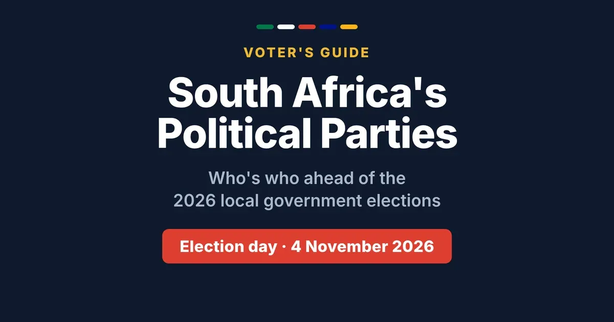 South Africa's Political Parties: 2026 Voter's Guide