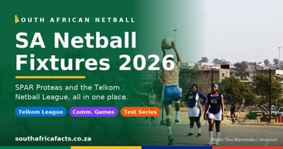 SA Netball Fixtures Calendar 2026: SPAR Proteas & TNL